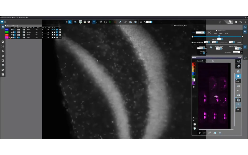 Pannoramic Scanner Software • 3DHISTECH